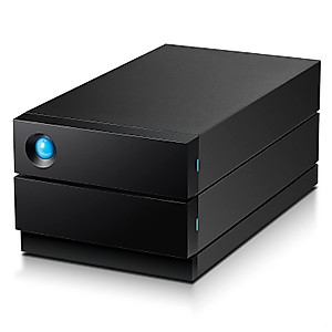 LaCie 2big RAID, 16TB, External Hard Drive Desktop, USB-C, 7.200 RPM, Enterprise Class Drives, for Mac and PC Desktop(STHJ16000800)