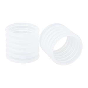 ITROLLE 50PCS Non-Slip Rubber Clothing Hanger Grips Clothes Hanger Strips Use for Wood and Plastic Hangers