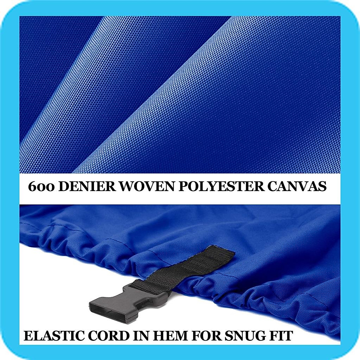 SBU Blue Boat Cover Compatible for Regal 1900 BR/1900 FASTRAC BR W/SWPF 2010-2015