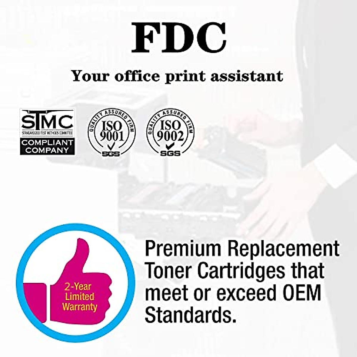 FDC Compatible 106R03862 106R03859 106R03860 106R03861 Toner Cartridges Replacement for Xerox VersaLink C505 C505S C505X C500 C500N C500DN Printers (Color, 4 Pack)