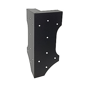 Panacea 89584 Raised Garden Bed Corner Brackets Plant-Container-Accessories, Black