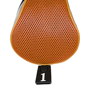 Andux 4pcs/Set Golf 460cc Driver Wood Club Head Covers Long Neck with Interchangeable No. Tags Black/Orange