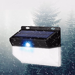 ZHUANYIYI 2 Pieces, Solar Wall Lights, Outdoor Courtyard Wall Landscape Lighting, Home Garden Pavement Waterproof Decorative Lights