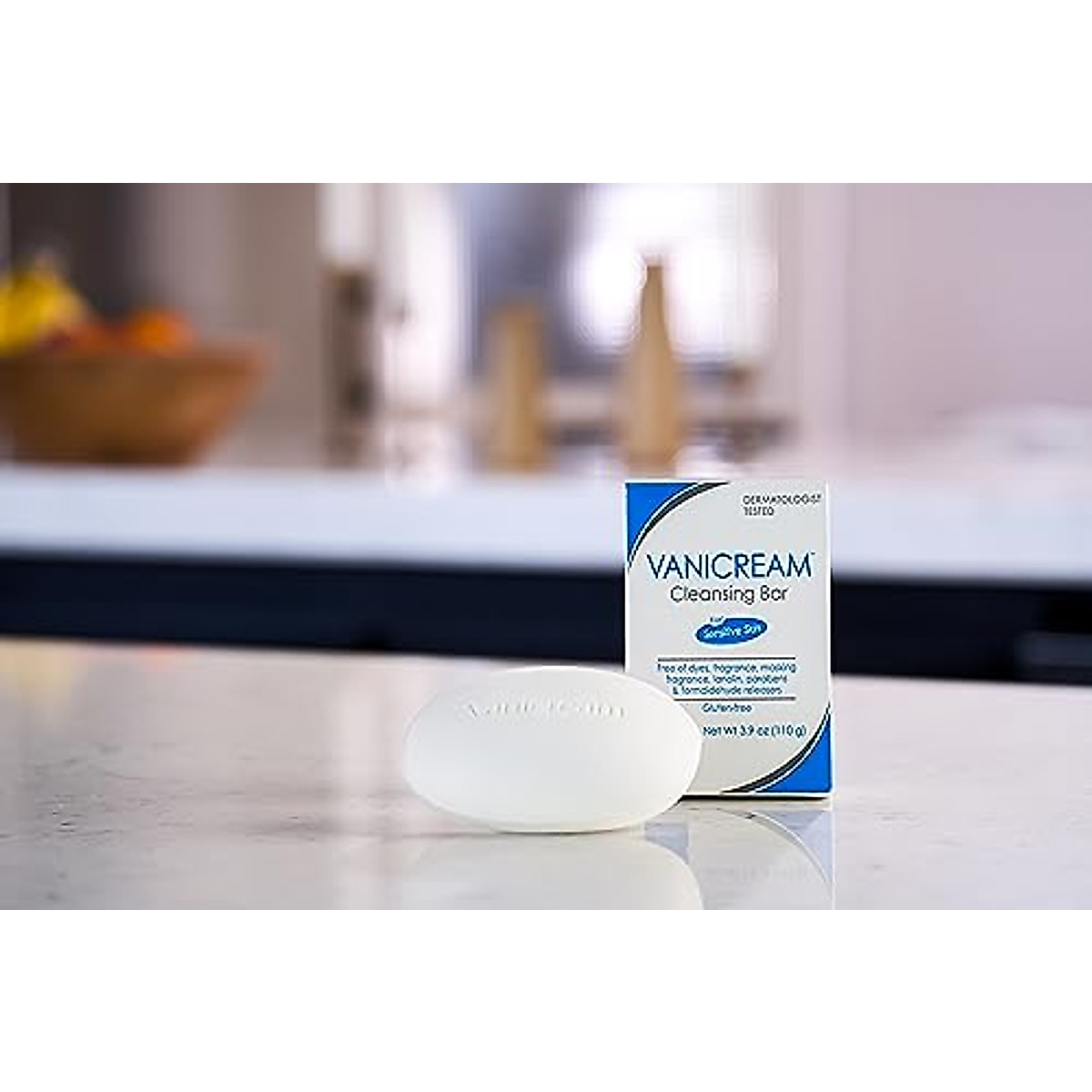 Vanicream Cleansing Bar | Fragrance, Gluten and Sulfate Free | For Sensitive Skin | Gently Cleanses and Moisturizes, 3.9 Ounce (Pack of 12)