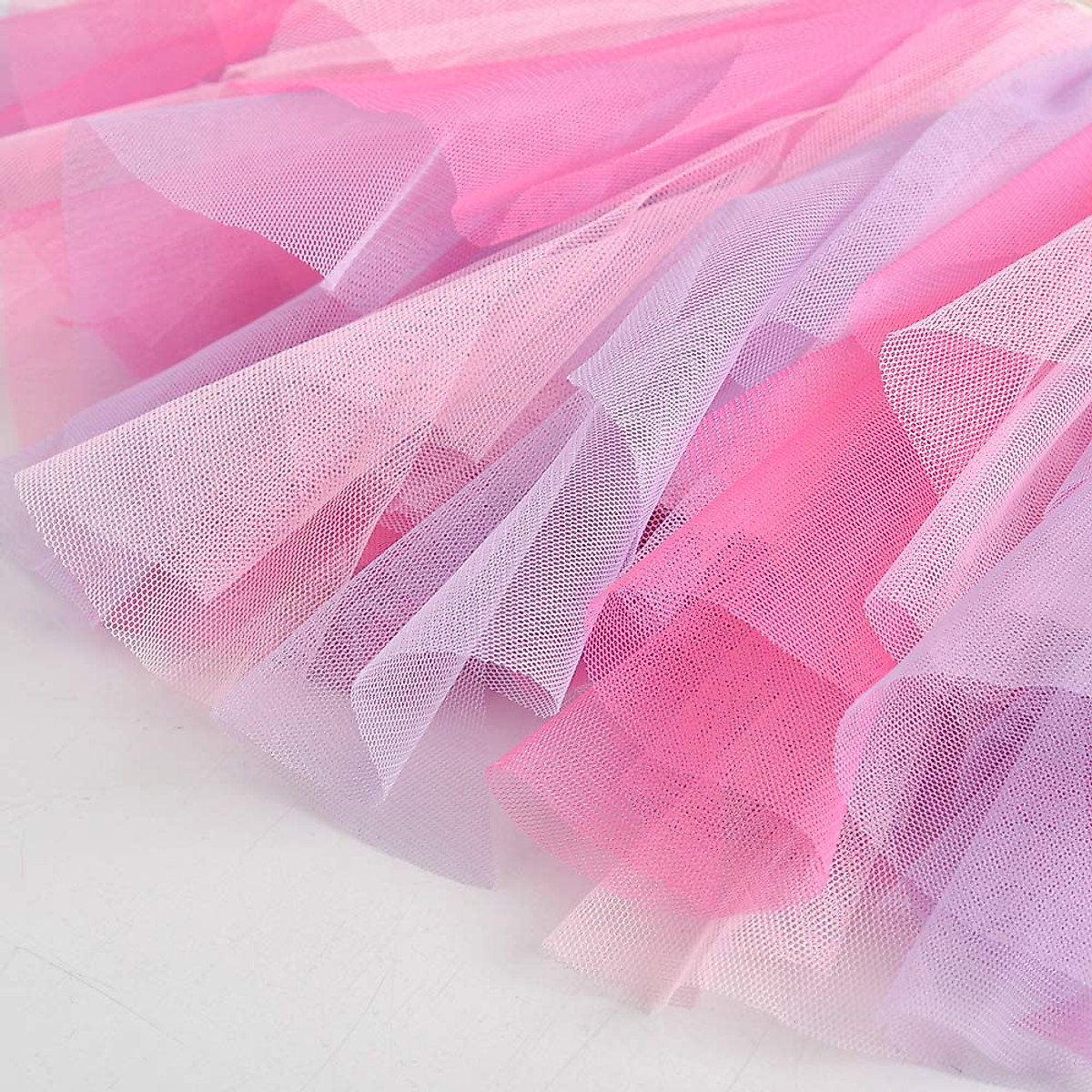 DXTON Baby Tutu Skirt for Toddler Girls Outfits Skirt for 2-8 Years SK114 10T