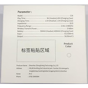 Headphones Bluetooth 5.3 Wireless Earbuds ENC Noise Cancelling Mic, Bass Stereo Over Ear buds with Earhooks, 48H Playback and Dual LED Display, IP7 Waterproof Earphones for Sports/Workouts/Gym/Gaming