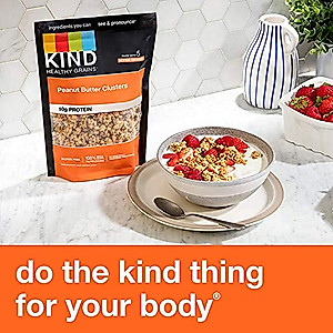 Kind Healthy Grains Clusters- Super Variety Packs 11 Oz (Pack of 3) Peanut Butter,Vanilla Blueberry,Rasberry by BAR