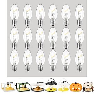 Jahy2Tech Original 18 Pcs Flea Trap Replacement Light Bulbs, Special for Flea Traps for Inside Your Home, Friendly for Kids & Pets, Warm Light