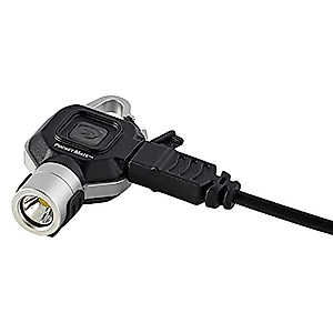 Streamlight 73300 Pocket Mate 325-Lumen Keychain/Clip-on USB Rechargeable Flashlight, Silver