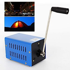 Power Generator TBVECHI Hand Crank Generator Portable Dynamo Charger Emergency Hand Crank USB Emergency Power Generator 20W 2000rmp/Min