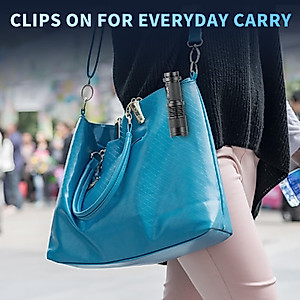 ULTRAFIRE 5 Pack SK68 Tactical and Small Flashlights,7w 3-Mode Pocket Torch Adjustable Focus Zoom Light Lamp