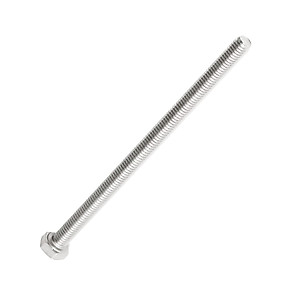 Ohamtes 4 Pcs, SUS304 M8 x 150mm Hex Head Bolts Screws, Strength Grade A2-70 (Grade 5.8), Fully Threaded Plain Finish