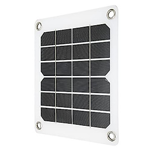 5V 20W Solar Panel Kit for Phone, Portable Solar Charge Panel with USB Output Port for Solar Chargers, Mini Generators, Power Banks, Suitable for Camping, Home