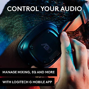 Logitech G Astro A30 Lightspeed Wireless Gaming Headset, Bluetooth Enabled, Dolby Atmos, Detachable Boom, 27h Battery, USB-C Charging, for PS5, PS4, Nintendo Switch, PC, Android - Navy (Renewed)