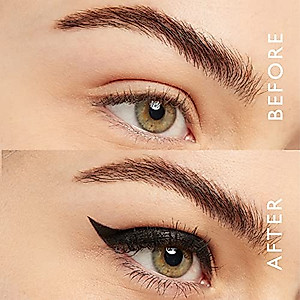 Eyeko Fat Liquid Eyeliner, Intense Black - Bold Thick Felt Tip - Smudge-proof - Vegan 3.15g