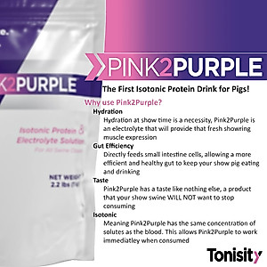 Pink2Purple Isotonic Protein & Electrolytes Solution for Pigs (2.2 lb. Pouch)