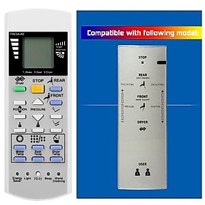 Replacement Remote Control for TOTO THU9489 Toilets and Bidets,Washlet S350E