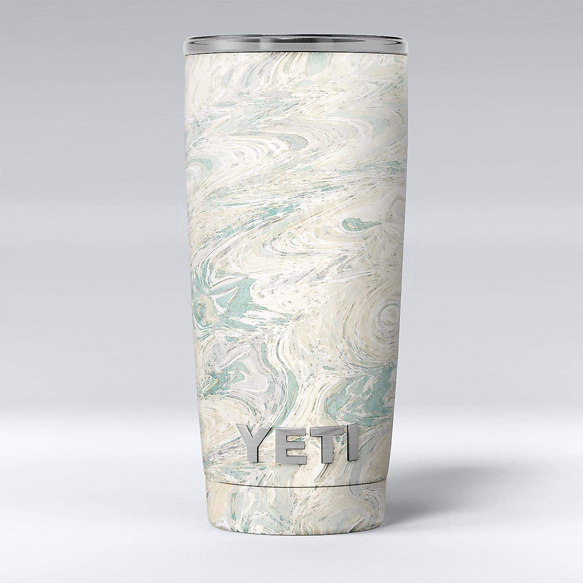 Design Skinz Slate Marble Surface V25 - Skin Decal Vinyl Wrap Kit Compatible with The Yeti Rambler Cooler Tumbler Cups
