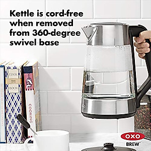 OXO Brew Cordless Glass Electric Kettle - 1.75 L