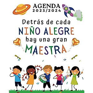 Agenda Maestra 2023 – 2024: Regalo original para profofesores |Grande planificador semanal y mensual | 2 páginas = 1 semana (Spanish Edition)