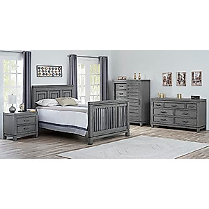 Soho Baby 40037520 Manchester Premium Soft Closing 7-Drawer Dresser, Wire Brush Rustic Gray Finish