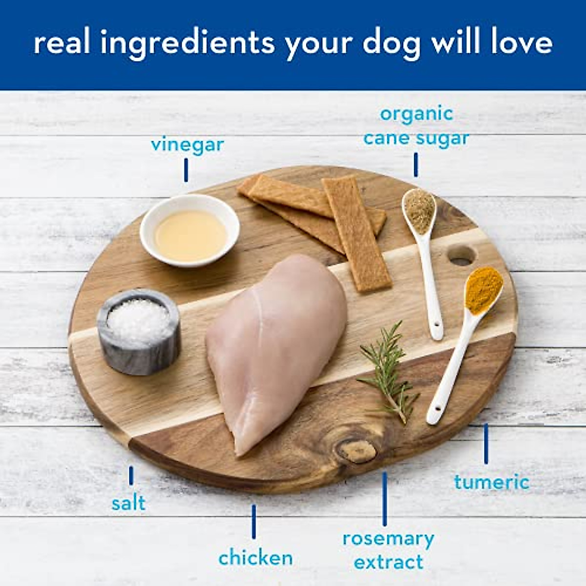 Spot Farms All Natural Human Grade Dog Treats, Chicken Strips with Glucosamine and Chondroitin, 12.5 Ounce