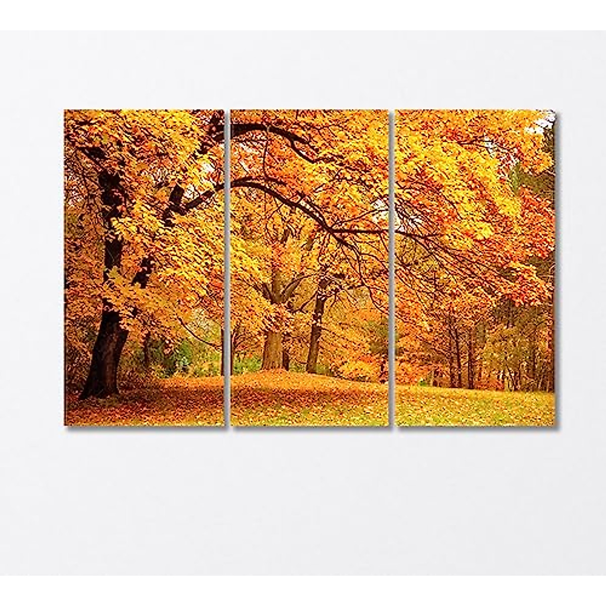 Autumn Landscape Canvas Print 3 Panels / 36x24 inches