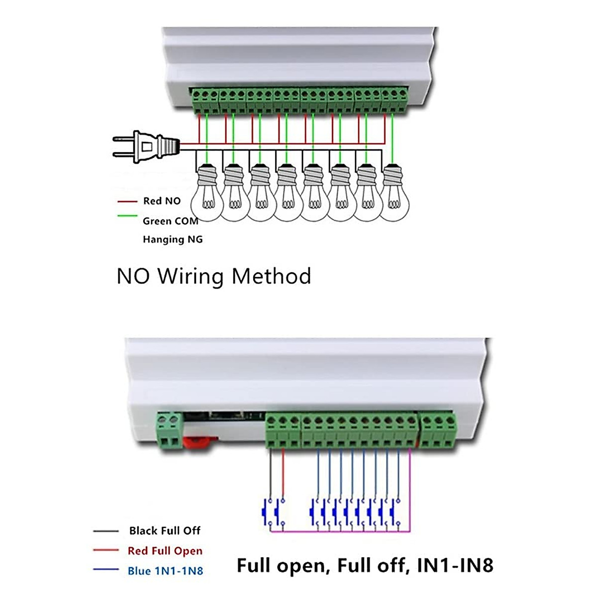 8 Channel Network Relay Module Remote Control Relay Device Ethernet to RS485 TCP Relay Module