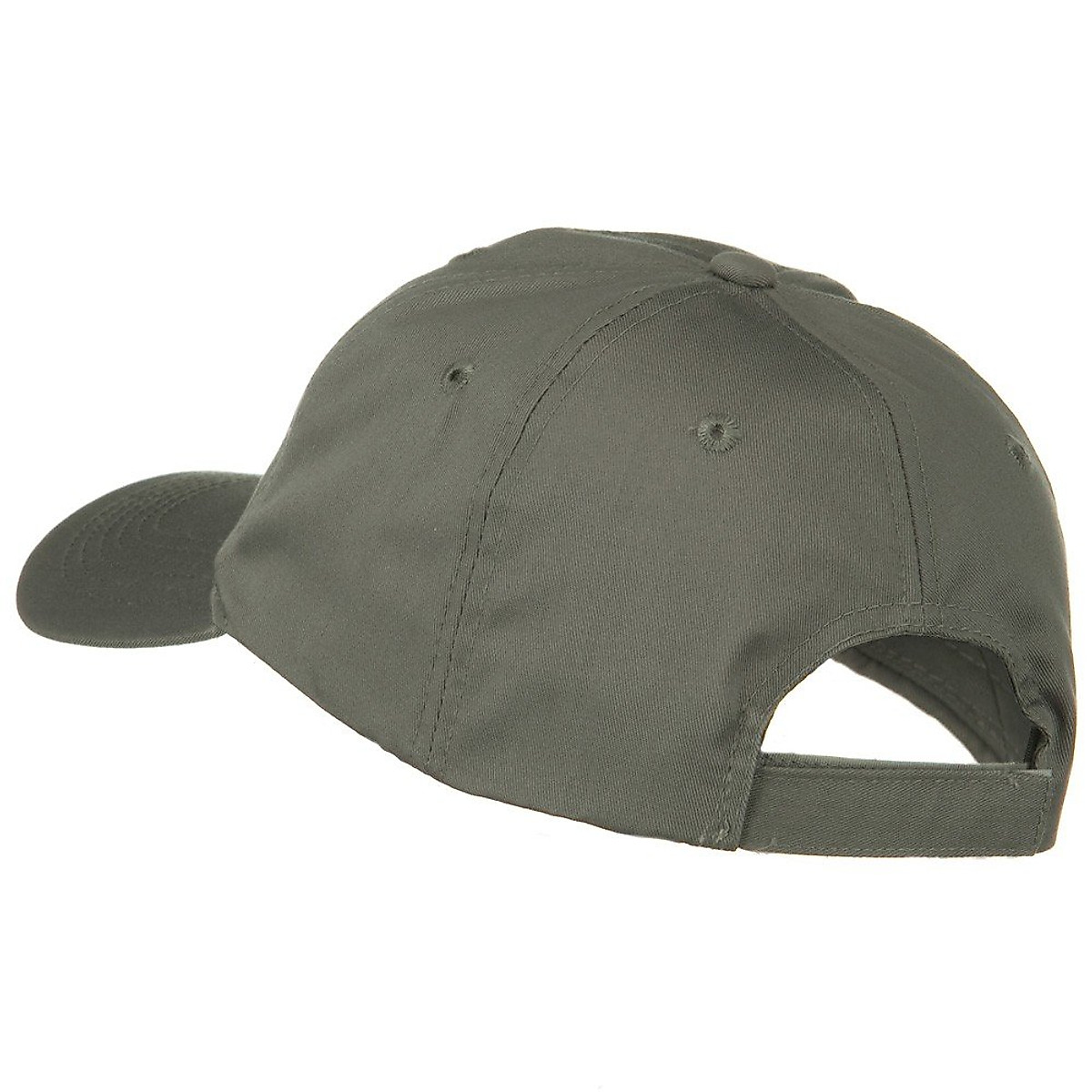e4Hats.com New Big Size High Profile Twill Cap - Grey OSFM