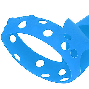 VR Controller Handle , VR Joystick Silicone Washable Sweatproof for Quest 2(blue)