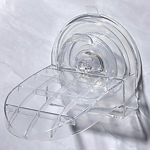 Antidious Shower Foot Rest for Shaving Legs, Bathroom Pedal with Reusable Suction Cup, Compatible with Bathroom and Shower (Colorless)