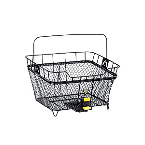 Topeak MTX Rear Bicycle Basket, 40.5 x 33.5 x 24.1 cm / 15.9” x 13.2” x 9.5”