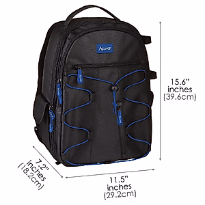 Acuvar Professional DSLR Camera Backpack with Rain Cover for Canon, Nikon, Sony, Olympus, Samsung, Panasonic, Pentax models.