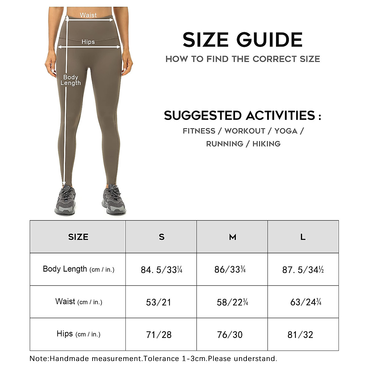 icyzone No Front Seam Workout Leggings for Women, High Waisted Compression Gym Running Yoga Pants Tummy Control (Black, L)