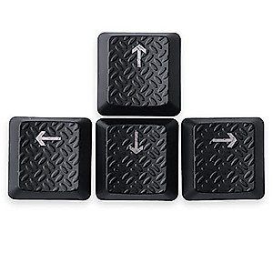 Texture Tactility Backlit Keycaps Replacement for GL Tactile Switch Logitech G813/G815/G913/G915 TKL RGB Mechanical Gaming Keyboard (WASD+Arrow Keys)