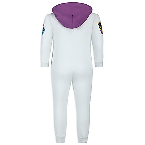 Disney Toy Story Woody or Buzz Lightyear Boys’ Hooded Romper for Newborn, Infant and Toddler – Blue/Yellow or White