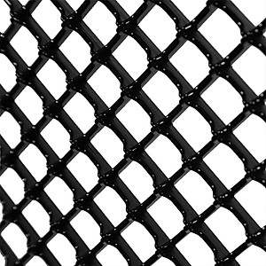 Spec-D Tuning Glossy Black ABS Honeycomb Mesh Hood Grille 1PC Compatible with 1999-2004 Ford F250 F350 Super Duty