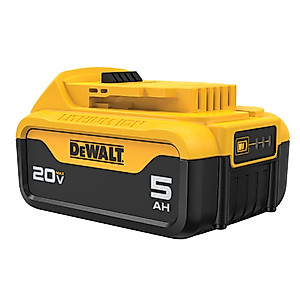 DEWALT 20V MAX 5 Ah Lithium-Ion Battery and Charger Starter Kit (DCB205C)