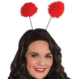 Amscan Darling Ladybug Halloween Costume for Women, Plus Size, Headband, Wings Included (Leg Warmers Not Included)