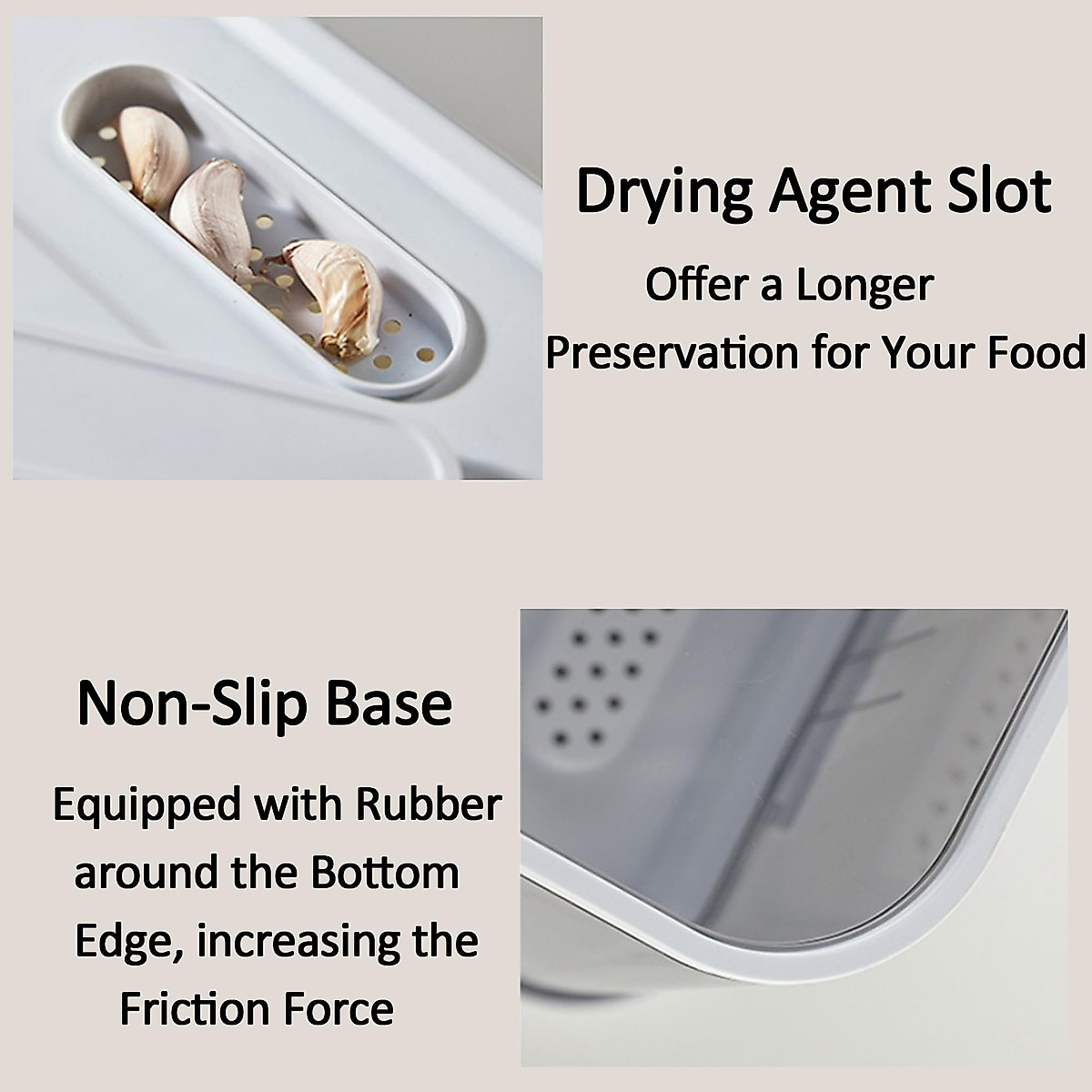 IULAVP Food Storage Containers with Lids：Cereal Storage Container with Measuring Cup, 10lbs Food Storage Containers for Rice, Flour, Sugar, Cereal, Kitchen Storage