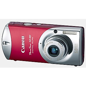 Canon Powershot SD30 5MP Digital Elph Camera with 2.4x Optical Zoom (Rockstar Red)
