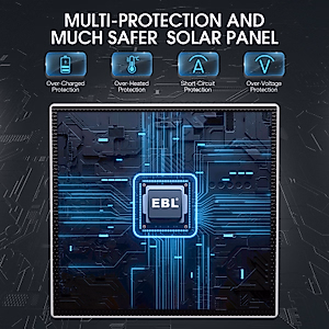 EBL Solar Panel Compatible for Spotlight Cam Battery and Stick Up Cam Battery 2nd & 3rd Gen Upgraded