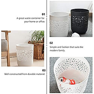Cabilock Waste Can Waste Paper Basket Wastebasket Garbage Container Bin Recycling Bin for Bathroom Kitchen Home Office