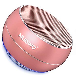 NUBWO Portable Bluetooth Wireless Speaker with Bass TWS, Bulti in Mic, 15H Playtime Small Speaker for Iphone, iPad, Mac, Tablet, Echo