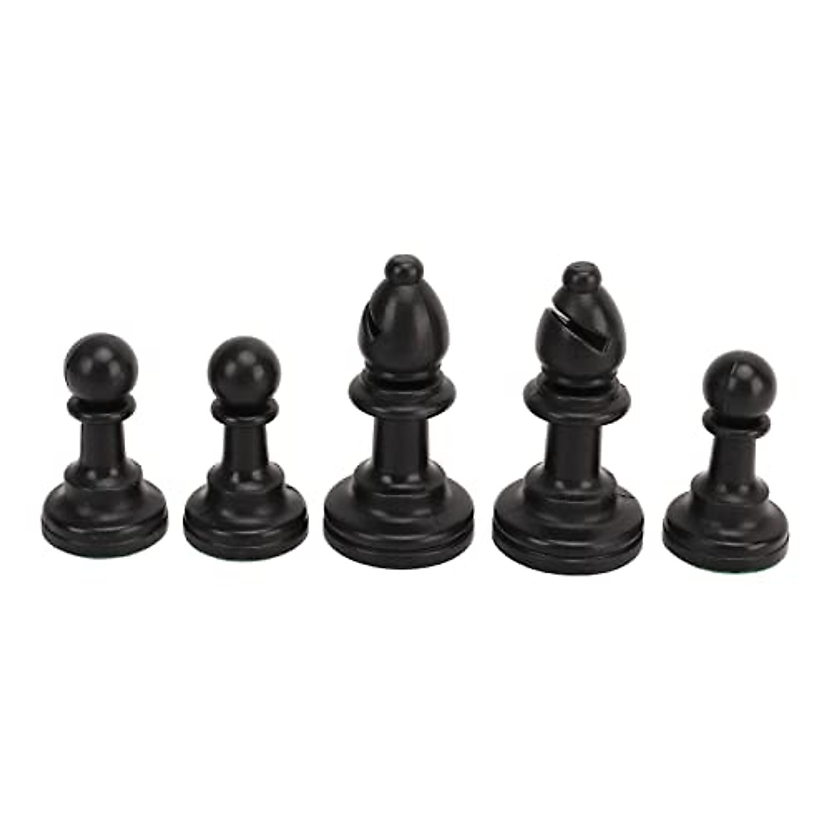 SPYMINNPOO Chess Set with Zipper Back Bag, Portable Faux Leather Black and White Checkerboard Set for Boys Girls