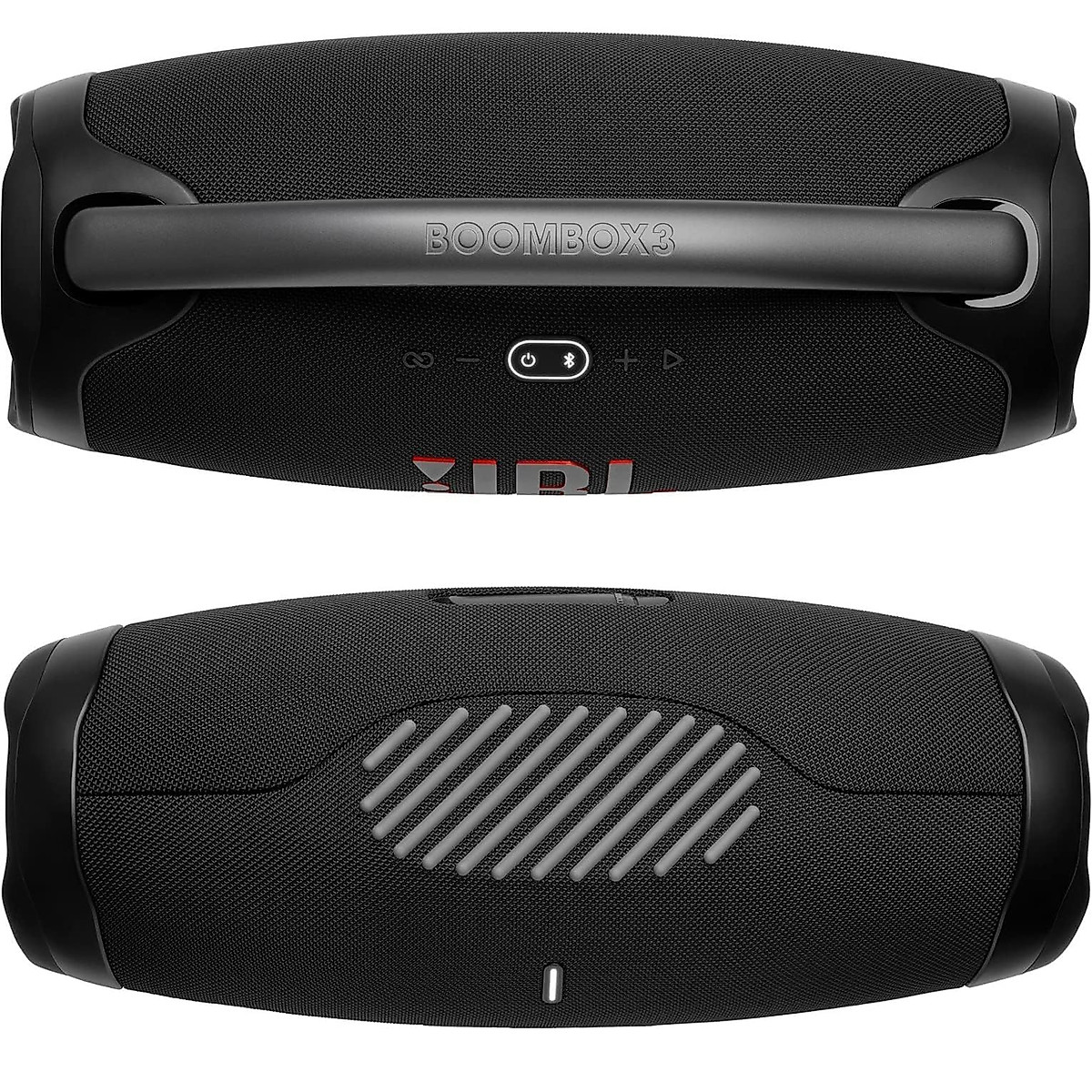 JBL Boombox 3 Wireless Bluetooth Streaming Portable Speaker, Black - IP67 Dustproof and Waterproof, up to 24 Hours of Play Time - WEPGPY Cable