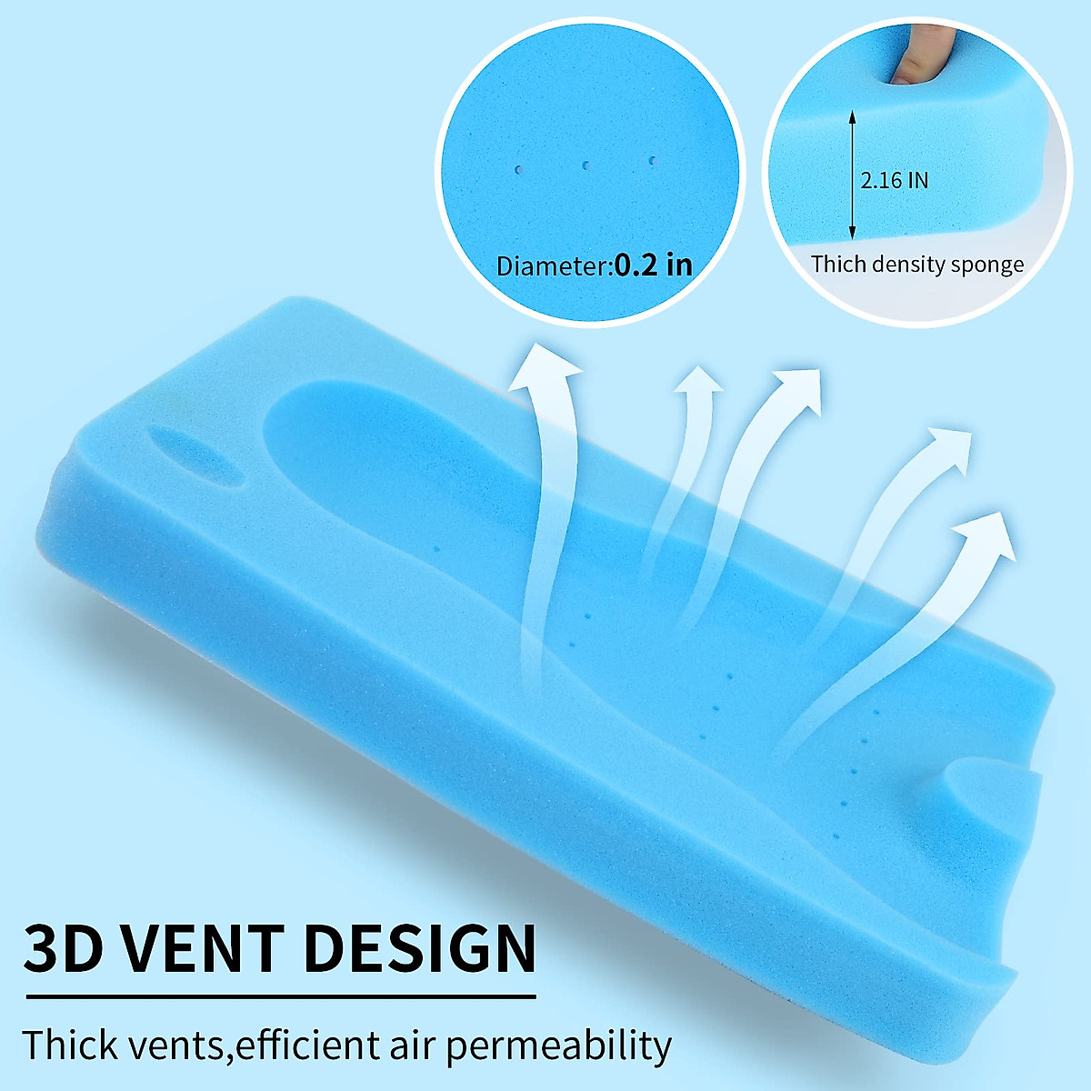 Cubolar Baby Bath Sponges Baby Bath Anti-Slip Cushion Infant Bath Sponges Mat Bath Support for Newborns Toddlers Infant