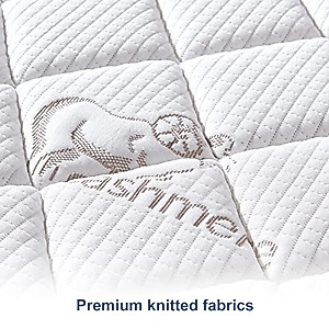 Premium Knitted Fabric Foldable Pack and Play Mattress Topper -Odorless Playpen Mattresses Pad,Sturdy Edges and Non-Toxic Play Yard Mattress Pad Fits for Graco & Baby Trend & Pamo Babe Playard