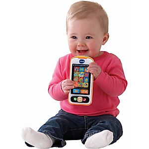 VTech Touch and Swipe Baby Phone, Orange