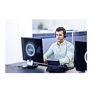 Sennheiser SC 260 USB MS II (506483) - Single-Sided Business Headset | For Skype for Business, Softphone, and PC | with HD Sound, Noise-Cancelling Microphone (Black)